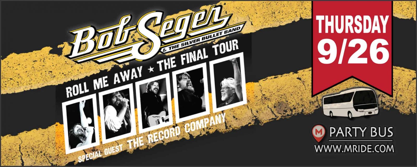 Bob Seger Shoreline Amphitheater Shuttle Bus