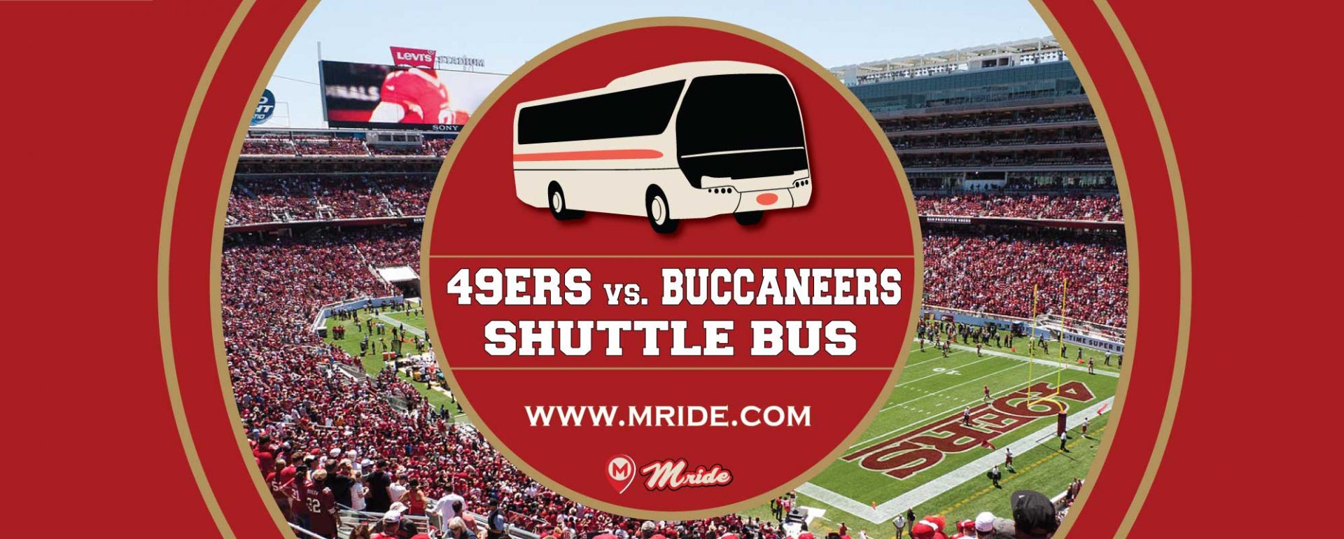 Levi's Stadium Shuttle Bus: 49ers vs. Buccaneers - CrawlSF